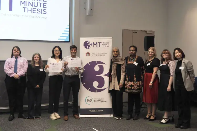 Three Minute Thesis 2025 competition winner announced | Student news | The University of Edinburgh